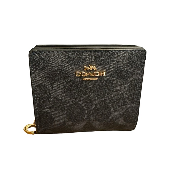 Coach | Bags | Coach Grey Coated Canvas Bifold Wallet | Poshmark